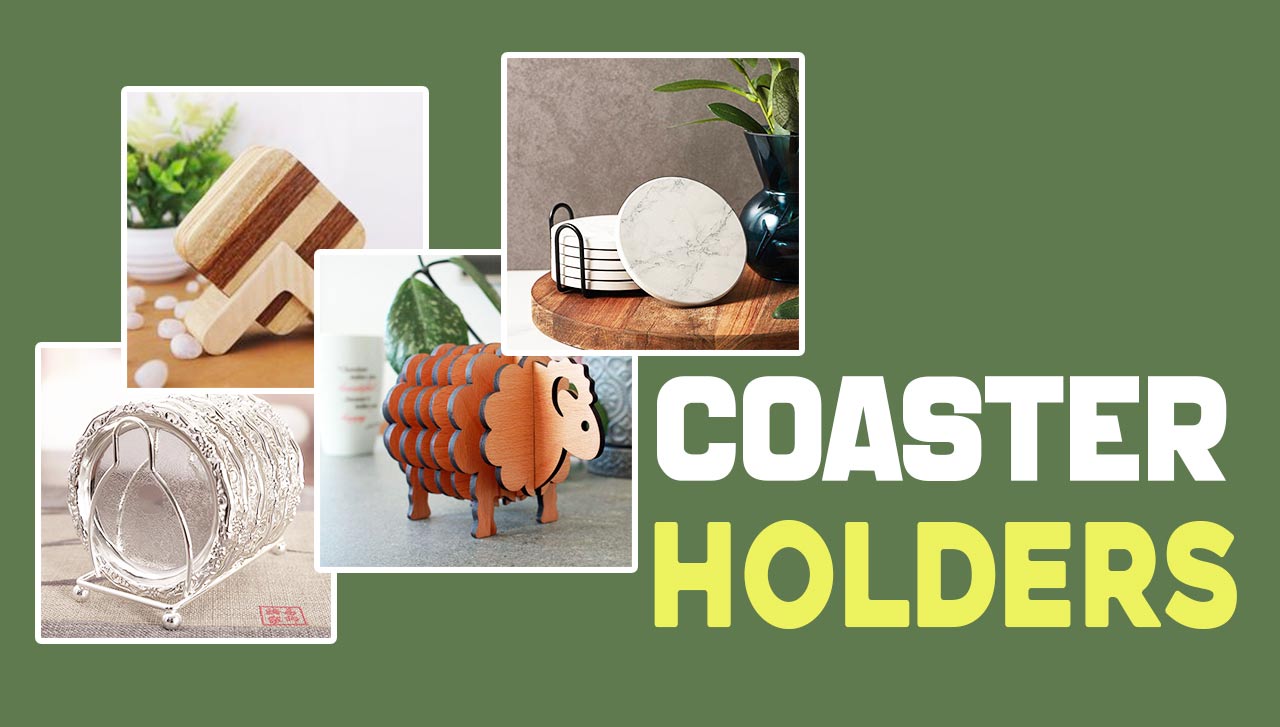 Organize Your Coasters with These Sleek Coaster Holders